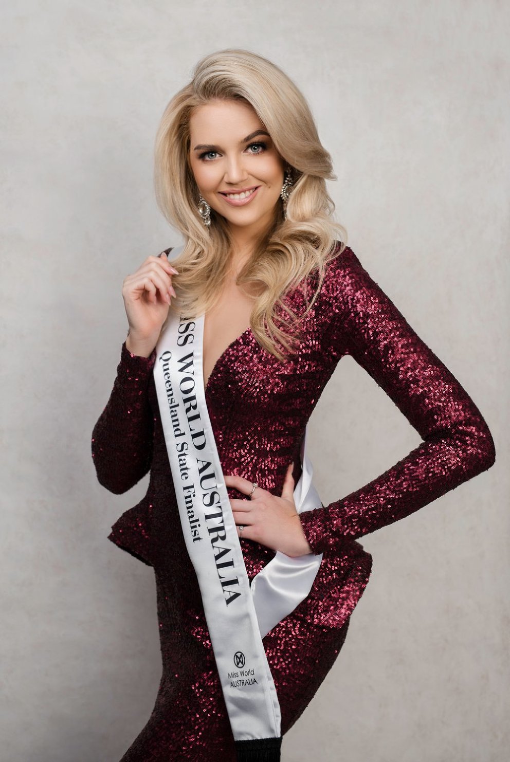 Christy Taylor, Miss World Australia 2018 national finalist, Glamour ...